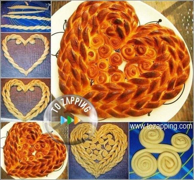 Cómo Hacer Corazón De Pan - Tozapping. com